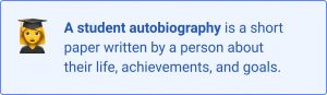 Student Autobiography: Outline, How-to Guide, & Autobiography Examples ...