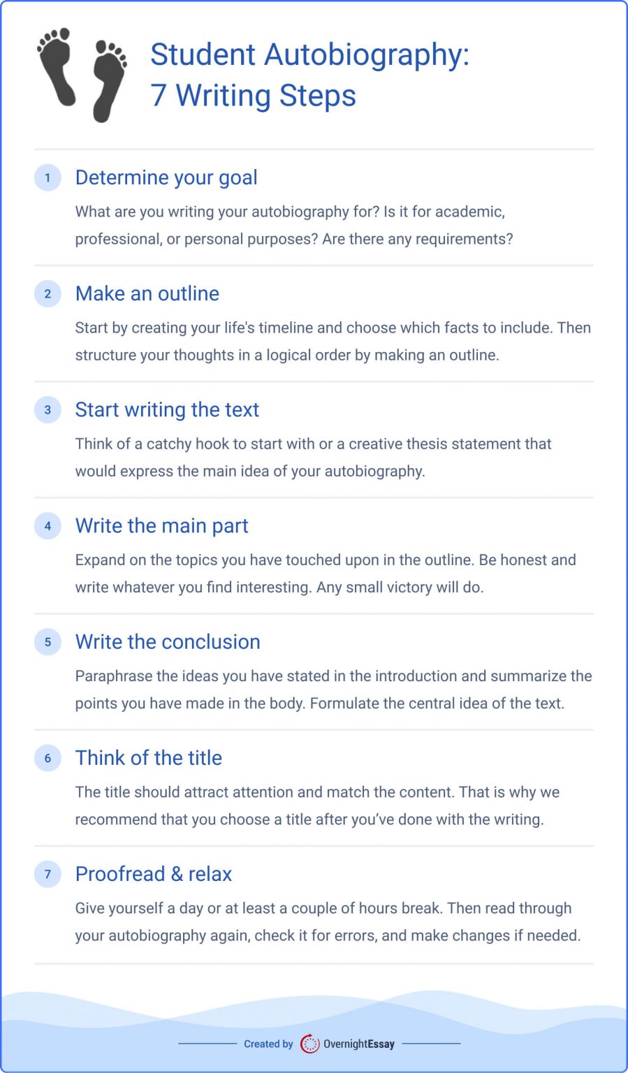 Student Autobiography Outline How to Guide Autobiography Examples