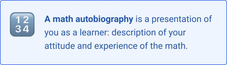 Math Autobiography: Example, Format, & How to Write a Math ...