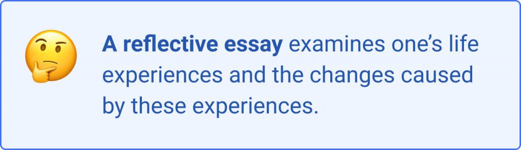 Reflective Essay Examples: Check Great Specimen of Writing Now ...