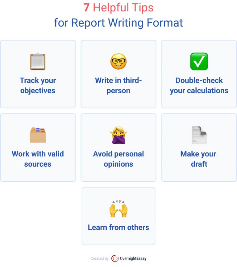 How to Write a Report Format: Tips & Tricks | OvernightEssay